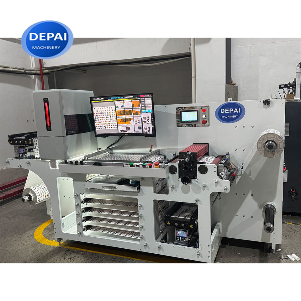 Automatic Stop 100% Label Inspection Machine with with Slitting System ...