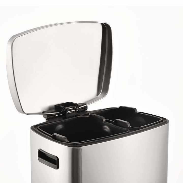 50L Stainless Steel Trash Can - Sustainable & Versatile