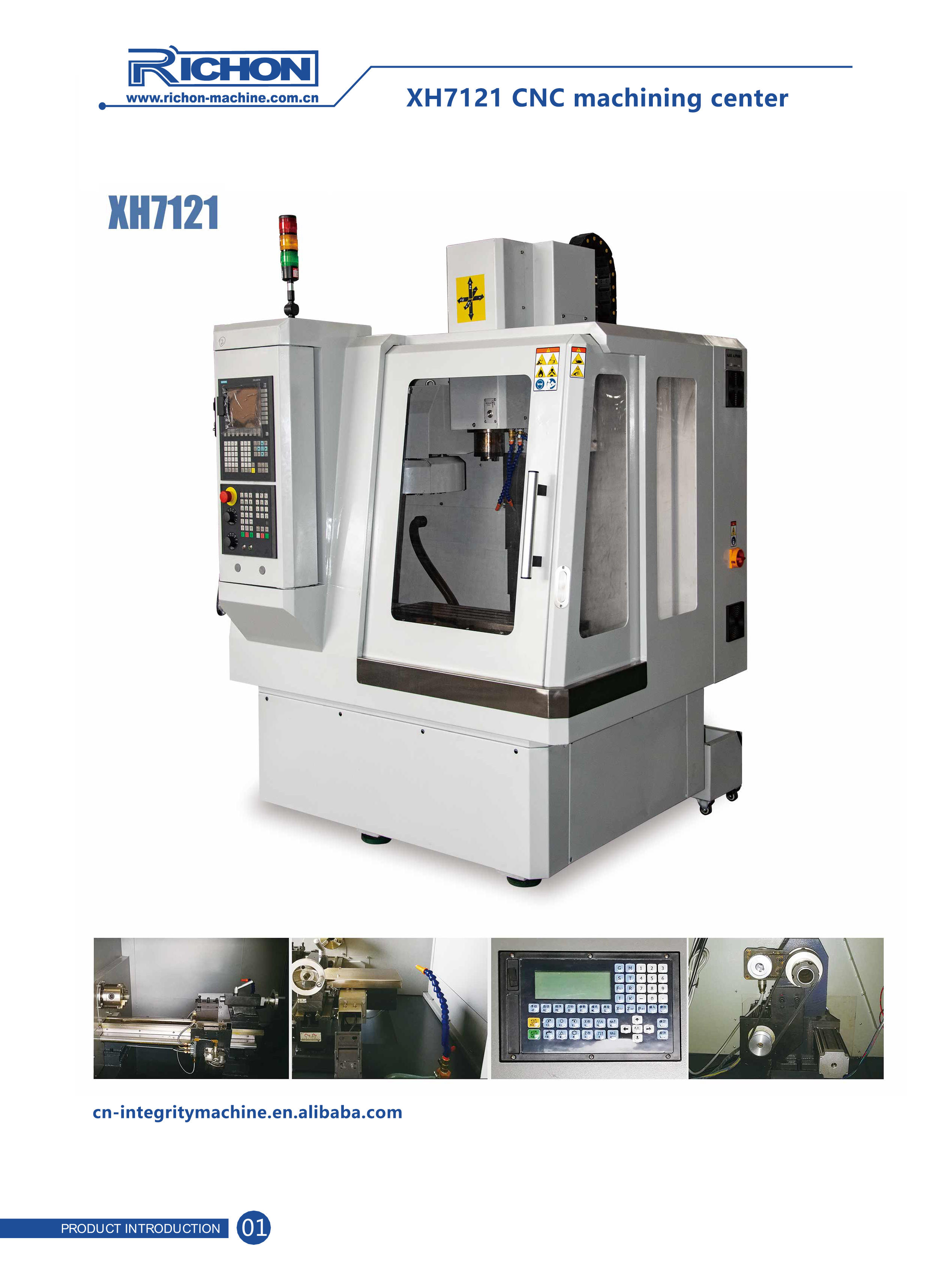 Xk7121 CNC milling machine with tool changer Economical CNC milling ...