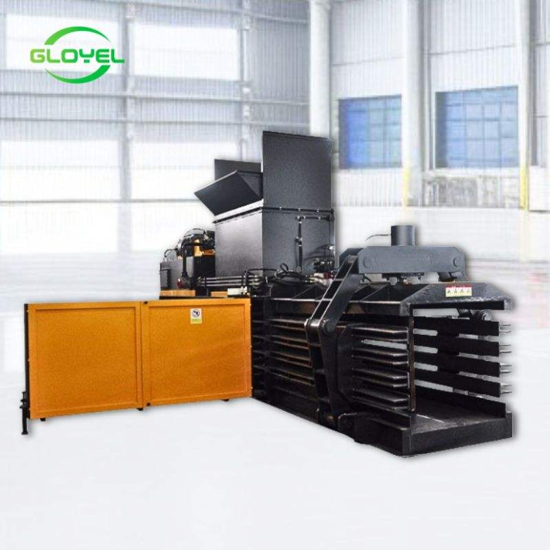 Hydraulic Compression Automatic Customized Horizontal Baler with Motor ...