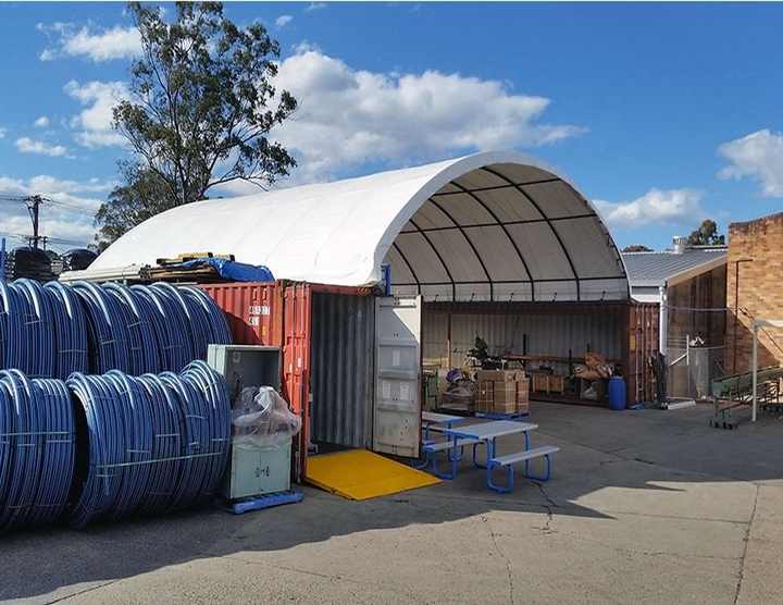 Steel Structure Igloo Container Shelter - Warehouse Tent
