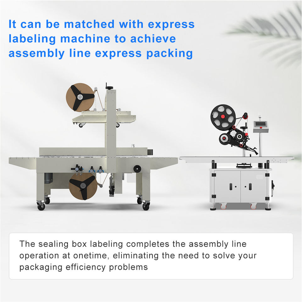 Simple Adjustable Electric Semi-Automatic High-Speed Carton Taping ...