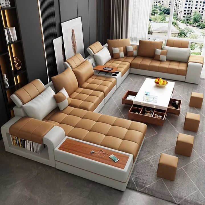 Luxury Sofa Set for Modern Living Room - Extra Large Corner Sofa
