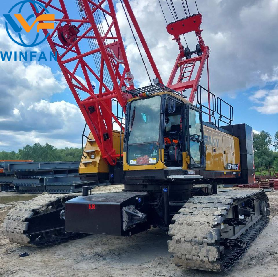 Used Sany SCC1000A-6 Crawler Crane,100T Lifting Capacity 64m Main Boom ...