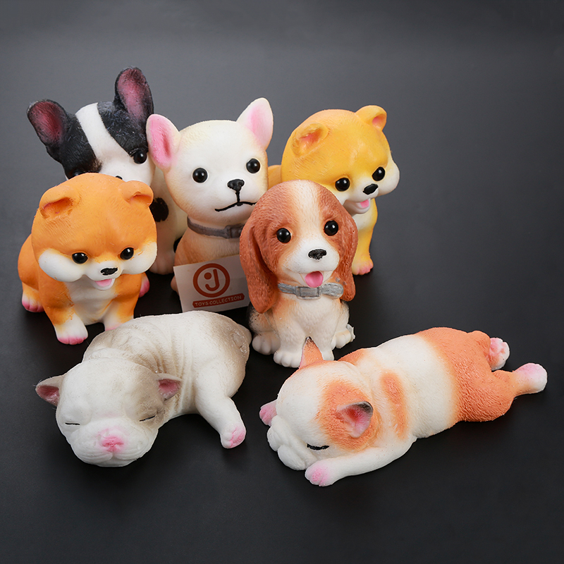 Mochi Squishy Jumbo Fluffy Dog Squeeze Toy Flubby Soft Plastic Anti ...