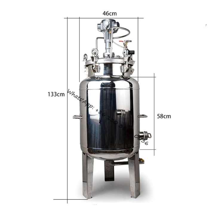 60L Portable Paint Spray System - Automatic Agitating Pressure Tank
