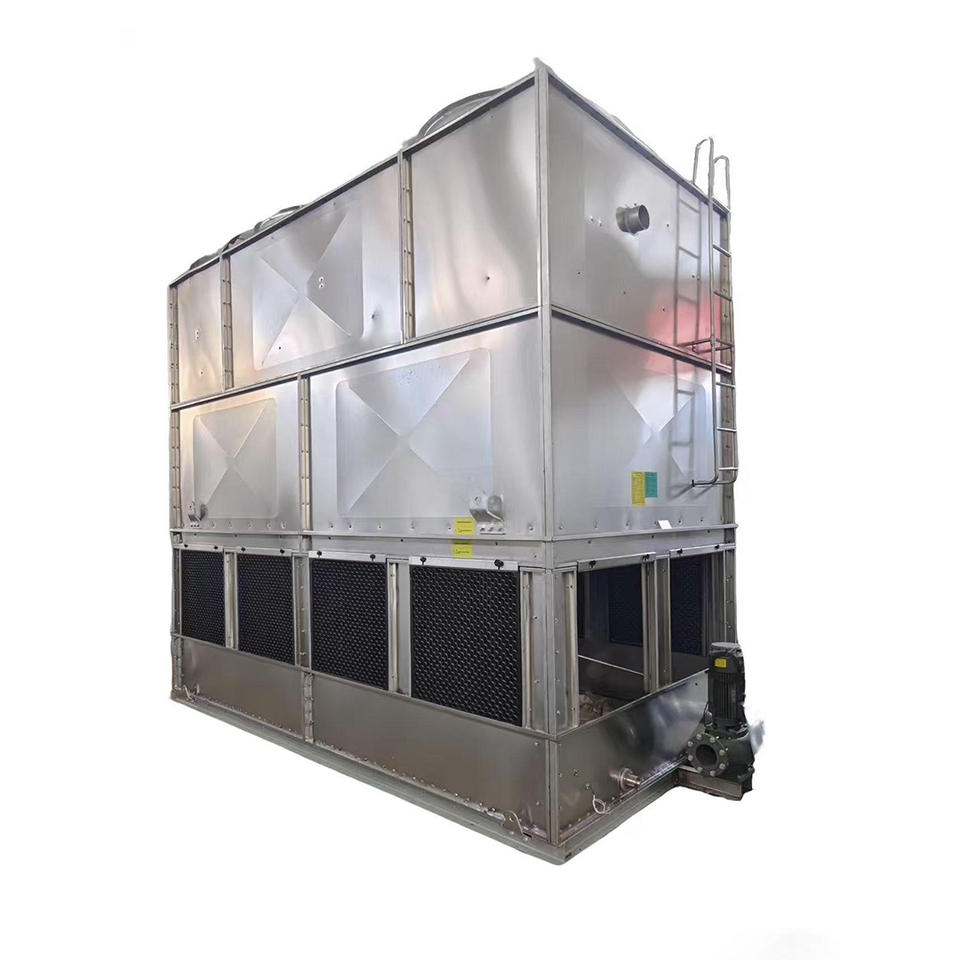 Industrial Cross Flow Ammonia and Freon Evaporative Condenser Cooling ...