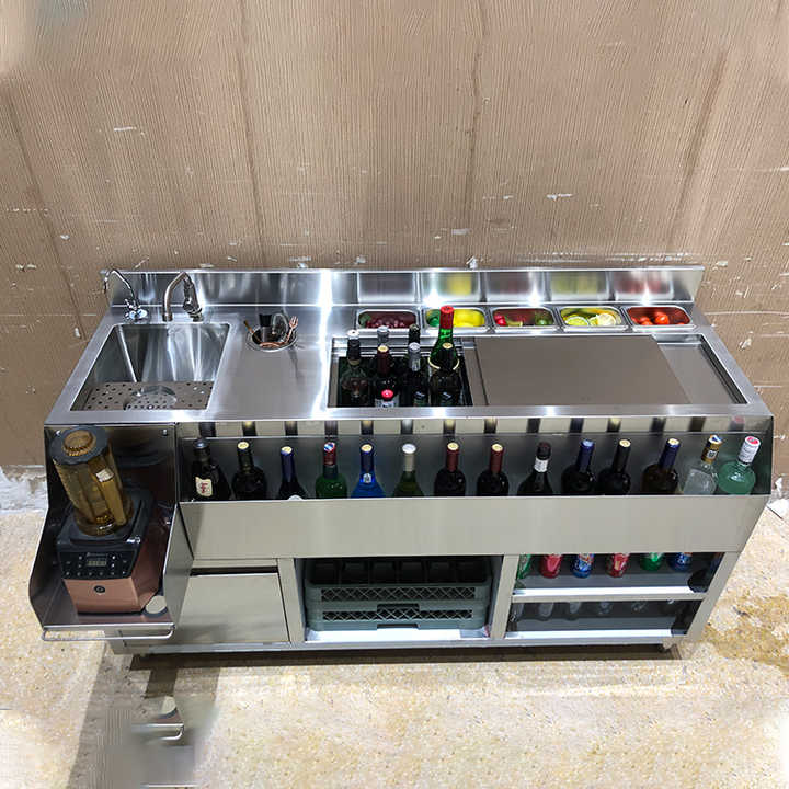 Customized Standard 304 Stainless Steel Bar Equipment