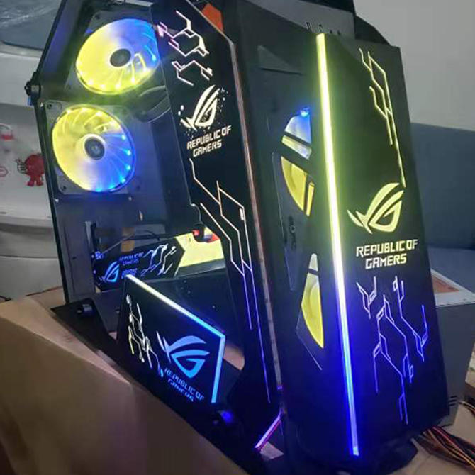 Oem Best Price Atx Cabinet Gaming Computer Case Rog Gaming Rigid Case ...