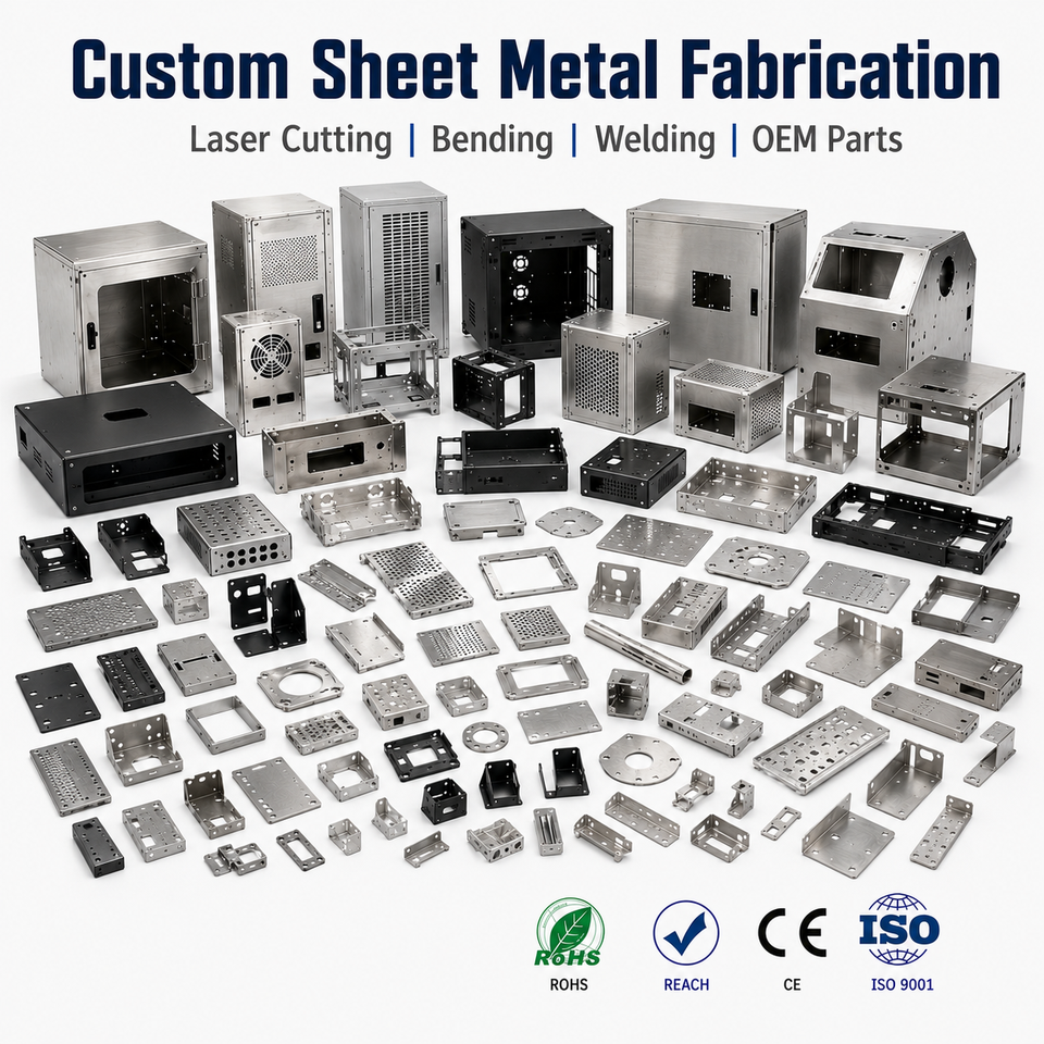 Custom Sheet Metal Fabrication Aluminium Stainless Steel Laser Cutting ...