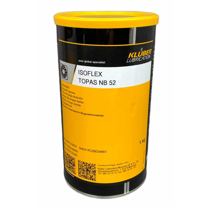 Kluber ISOFLEX Topas NB 52, NB 152, 5051 for High Temperature ...