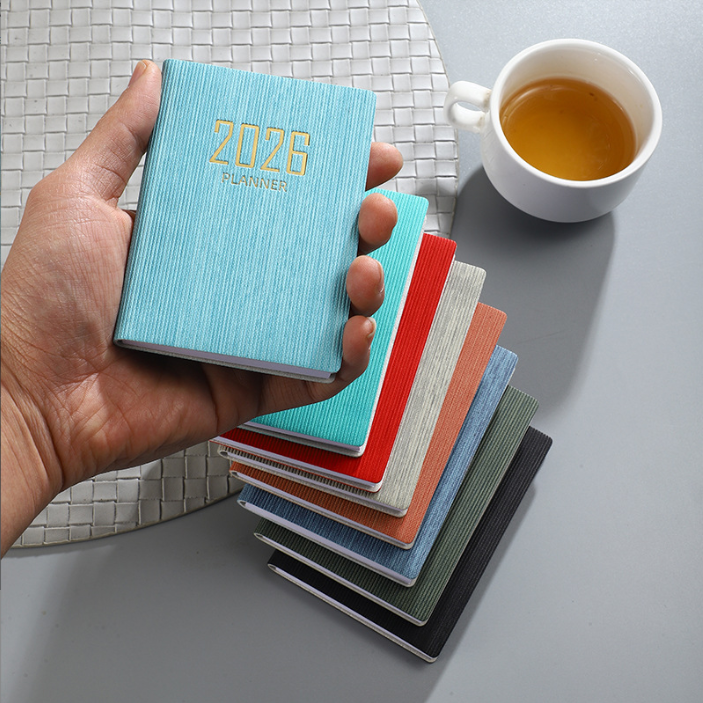 2026 A7 Portable Mini Pocket Planner - Thin Weekly Daily English ...