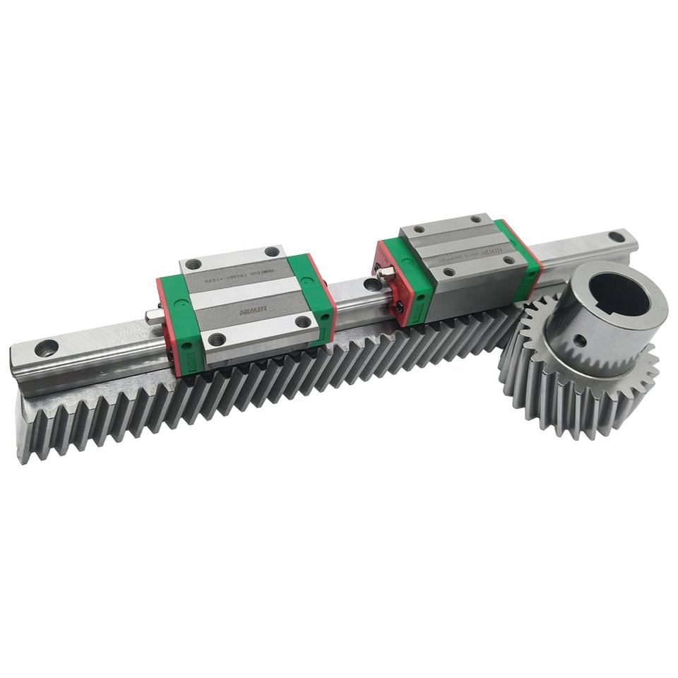 DIN6 Helical Gear and Rack C45 Steel Ground Teeth Gear Rack CNC Machine ...