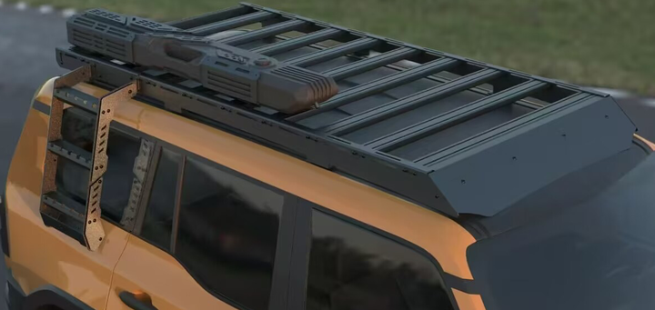 Luggage Rack with Side Ladder - Offroad Truck Roof Rack