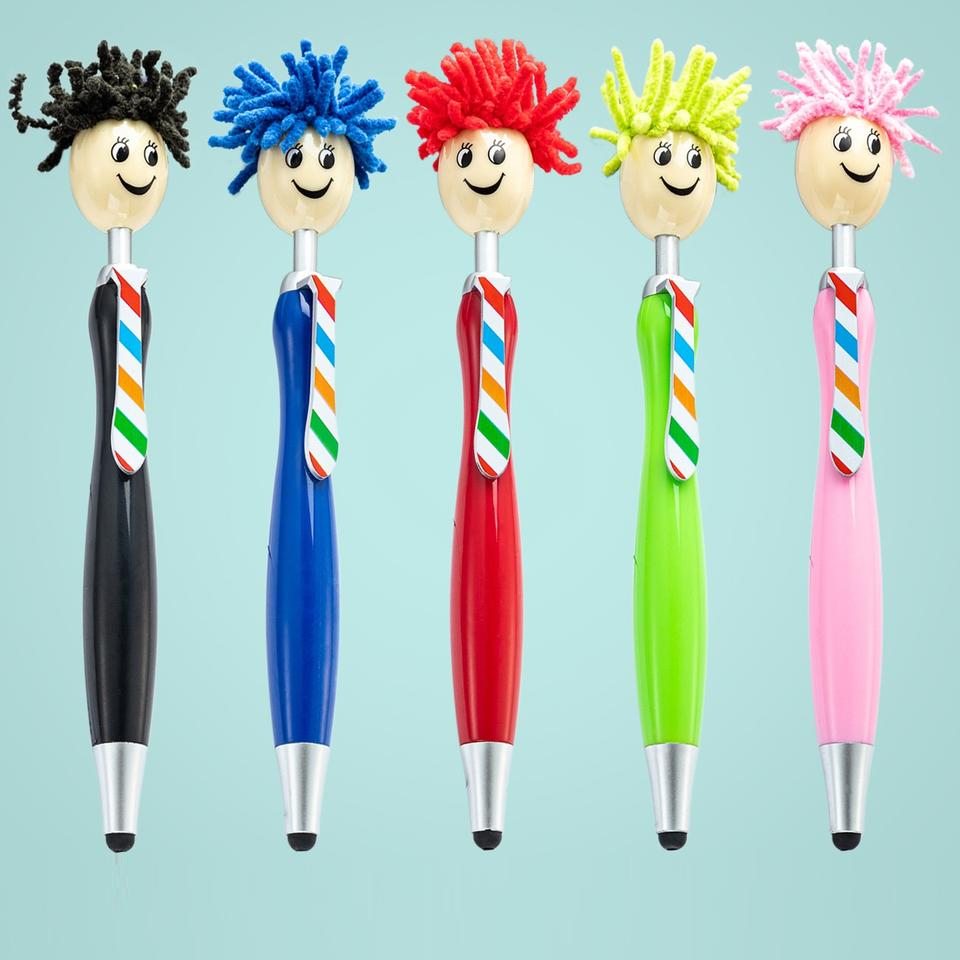 Touch Screen Ballpoint Pen - Smiling Face Expression