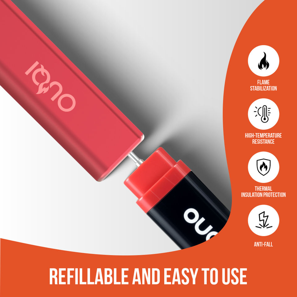 Custom Printing Logo Refillable Gas Cigarette Windproof Ligter with ...