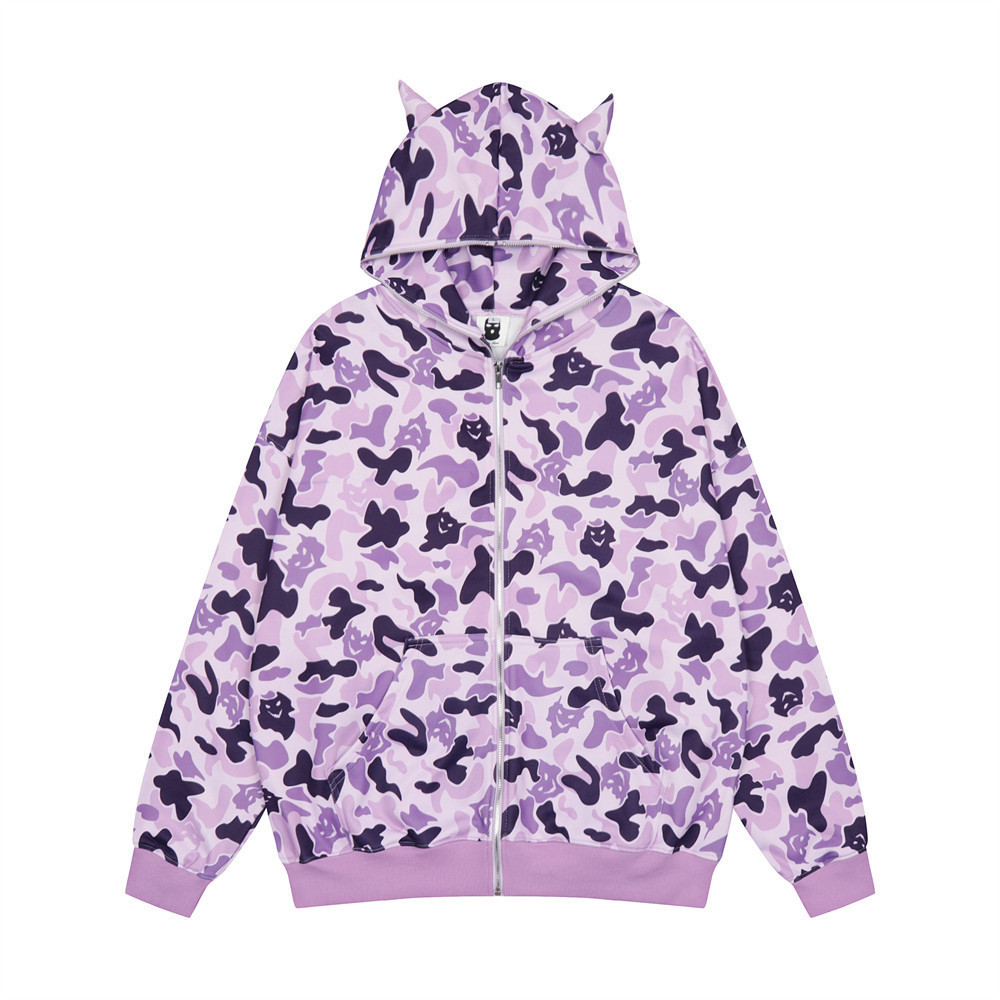 New Design Full Zip Over Face Hoodie for Men - Custom Logo Hip Hop ...