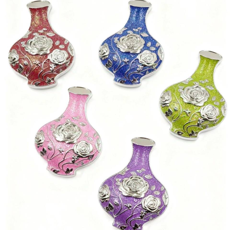 Metal Vintage-style Vase Perfume Box Zinc Alloy Eyeshadow Packaging Box ...