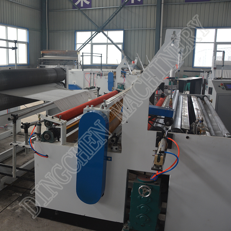 Automatic Toilet Paper Winding Machine with Embossing and Folding for ...