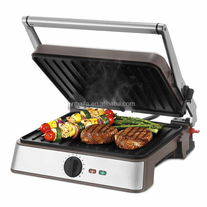 Aifa Multifunctional Stainless Steel Panini Grill Maker Non-Stick Plate ...