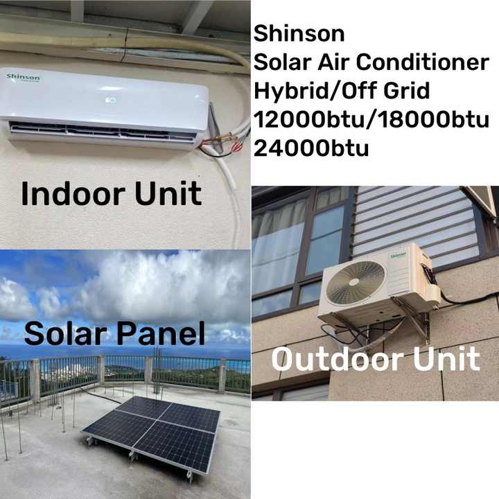 12000btu Solar Air Conditioner - off Grid Cooling Solution