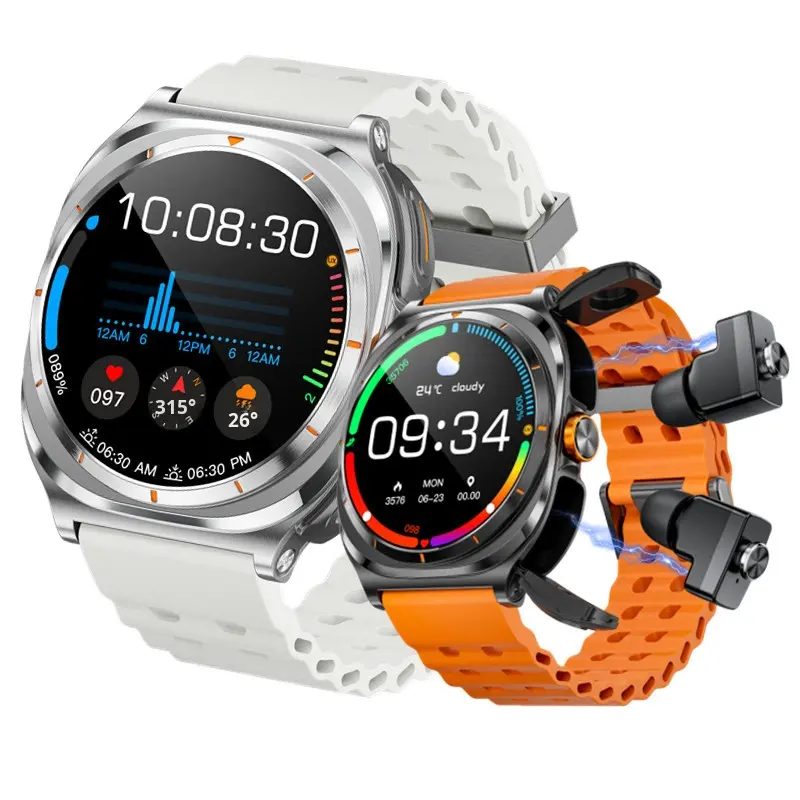 GT98 Smart Watch TWS Earphone Two-in-one for Sports Healthy Monitoring ...