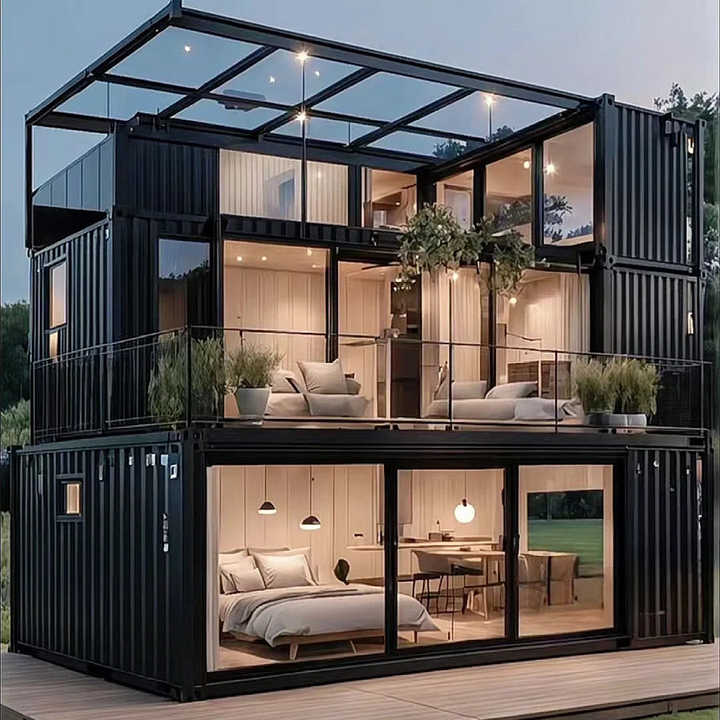 Luxury Easy Assembly Container Villa Large Container Home House for ...