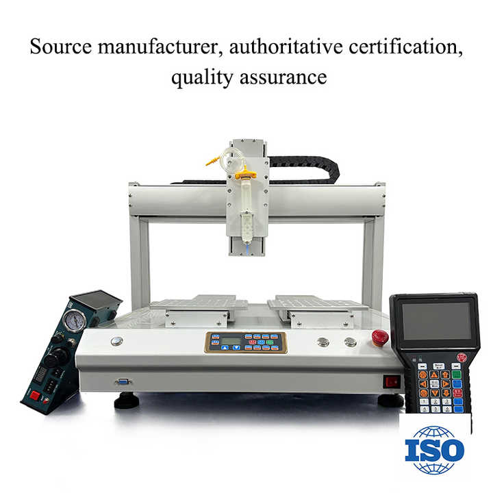 3 Axis Dual Station Automatic Glue Dispenser - 360° Rotary