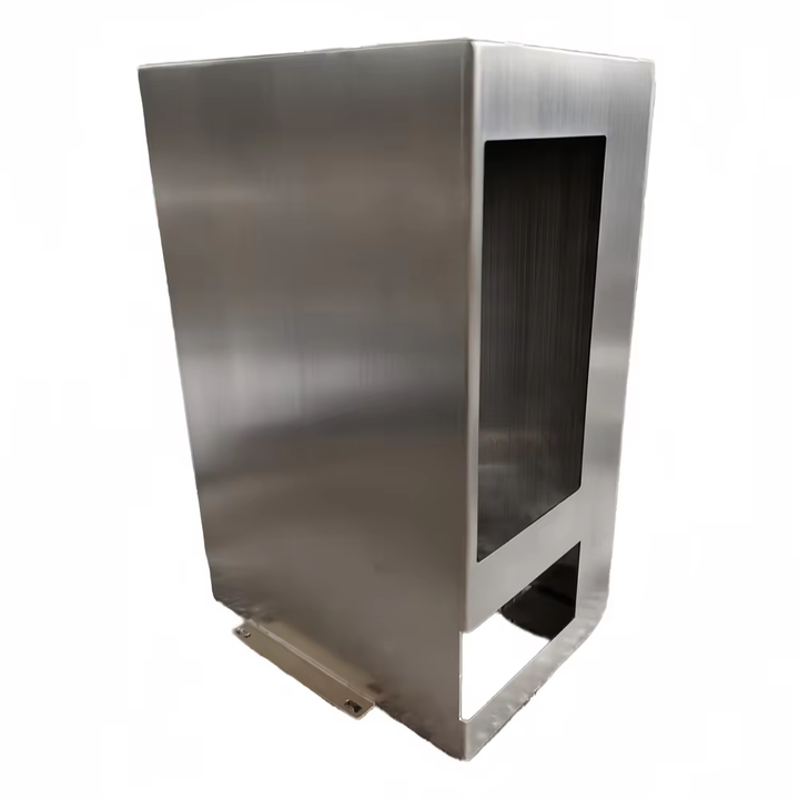 OEM Custom Aluminum Stainless Steel Box Panels Sheet Metal Fabrication Services Stamped Punched ...