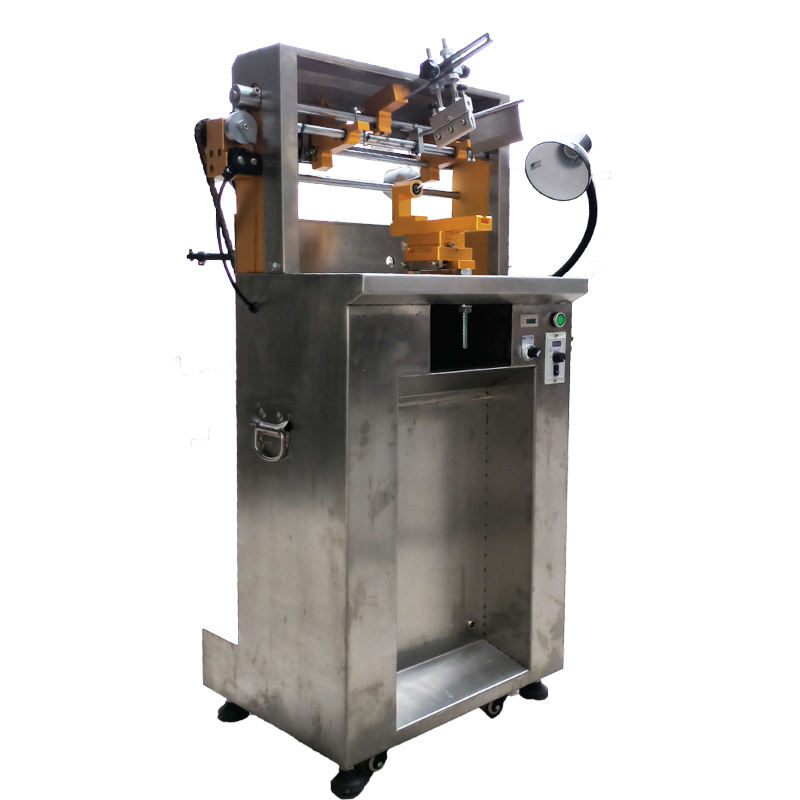 Circular Screen Printing Machine Semi Automatic Cosmetic Tube Wristband ...