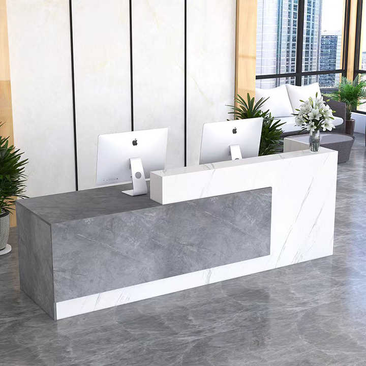 Modern Office Hospital Reception Counter Design