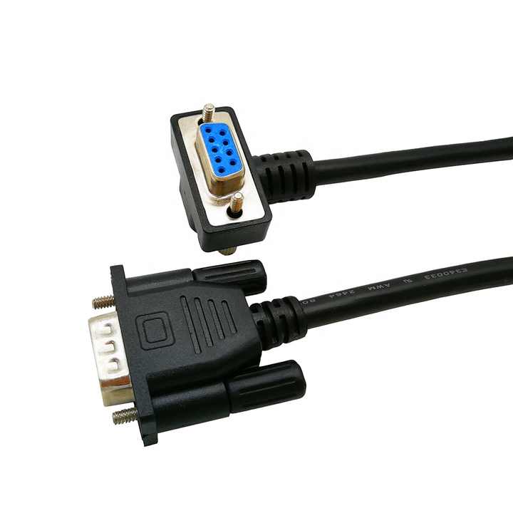 RS232 Serial Cord Right Angle DB9 Female to DB9 Female RS232 Serial ...