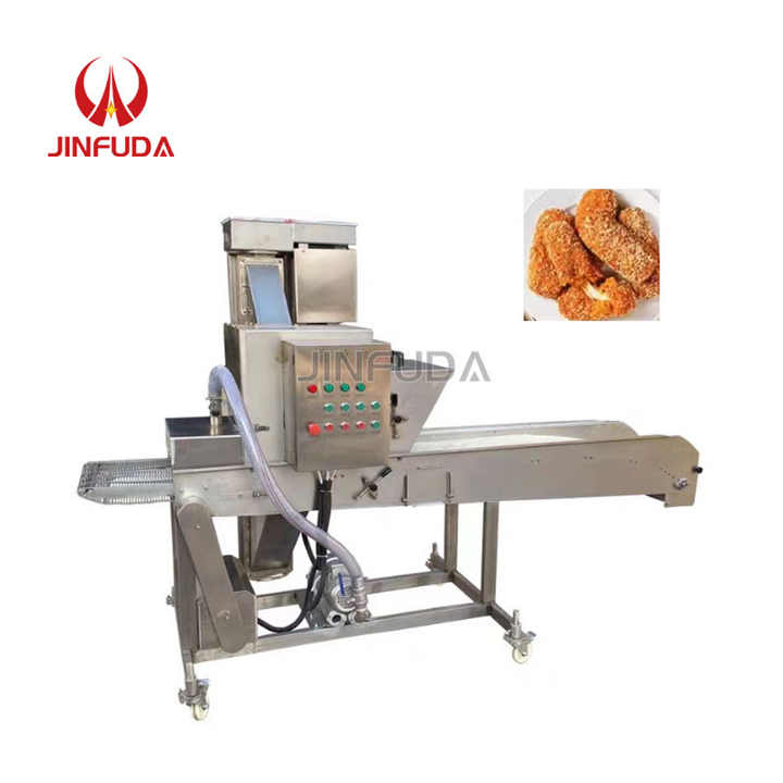 Battering Crumb Fried Chicken Tempura Burger Coating Shrimp Bread Machine Automatic