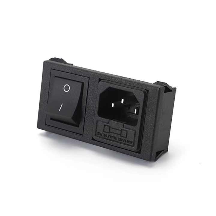 IEC C14 Ac Power Connector Socket with Fuse and Switch for Industrial ...