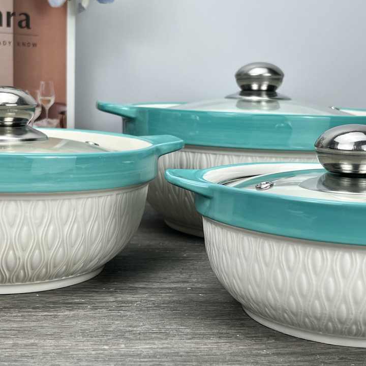 Professional Manufacturer Green Unique Ceramic Soup Pot Ceramic Soup ...