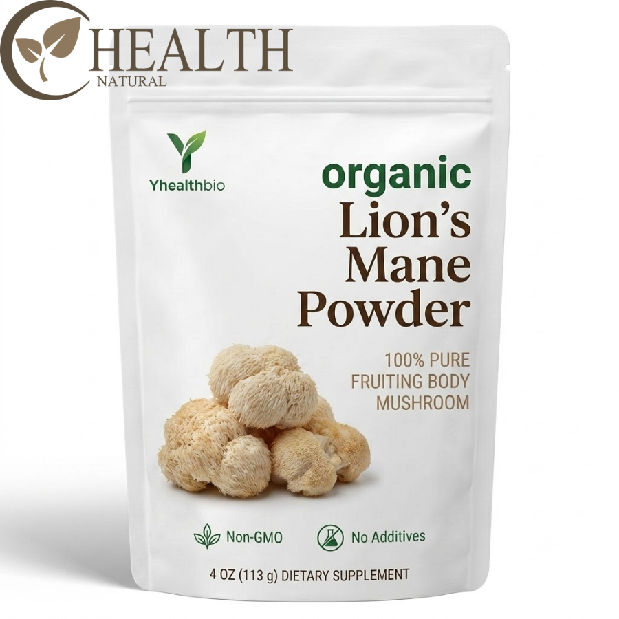 OEM Natural Hericium Erinaceus Powder Bulk Nootropic Lion Mane Mushroom ...