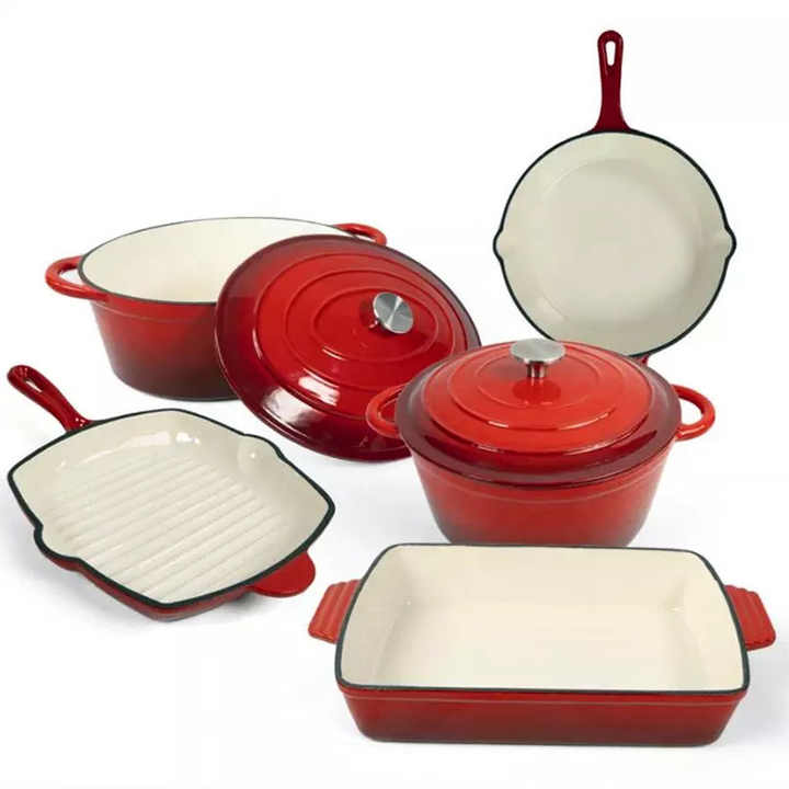 Premium Pot Set - Enamel Cookware for Home & Restaurant