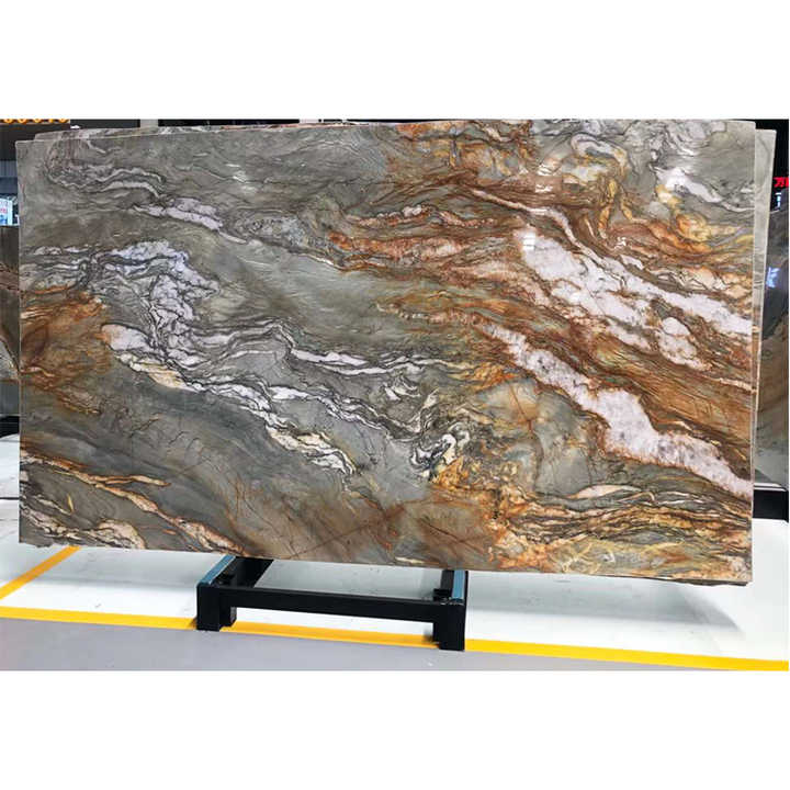 Newstar Natural Quartzite Slabs Brazil Fusion Blue Granite Stone ...