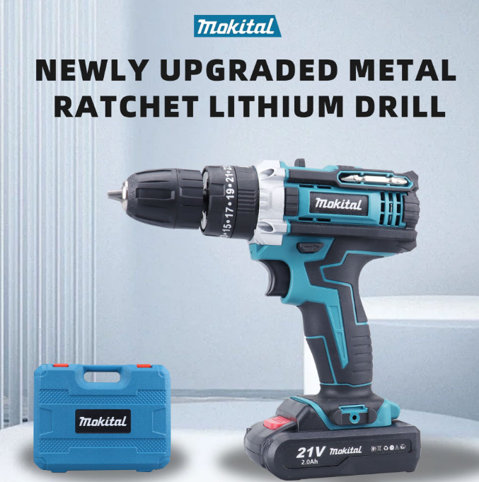 Industrial Multi-Functional Rechargeable Hand Drill Lithium-Ion ...