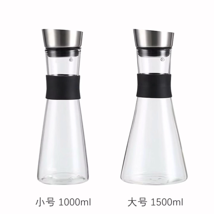 Glass Water Jar Set Telegantent / Carafe / Jug Heat Resistant ...