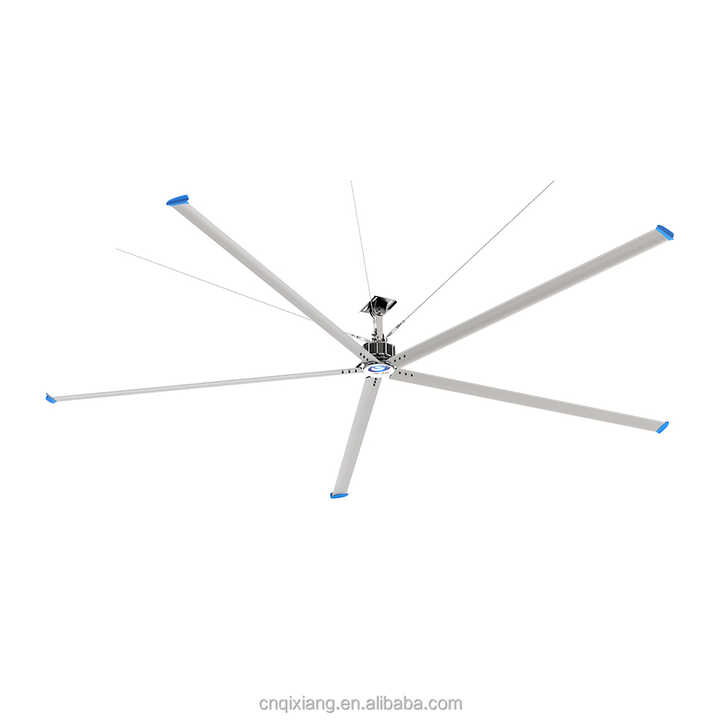 QX High Volume Low Speed PMSM Big Size Ventilation Ceiling Fan 8ft 10ft ...