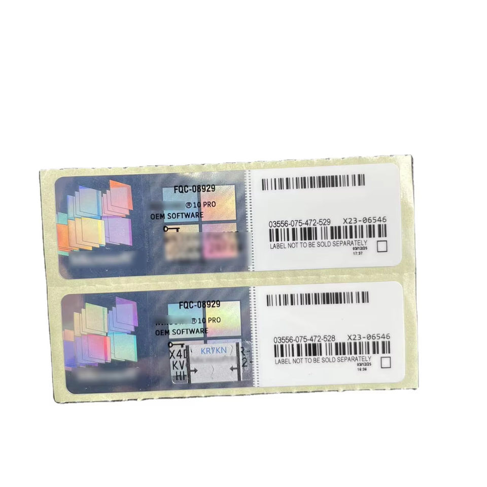 Genuine Win 10 Pro OEM Sticker Win 10 Pro COA Sticker Win 10 Pro ...