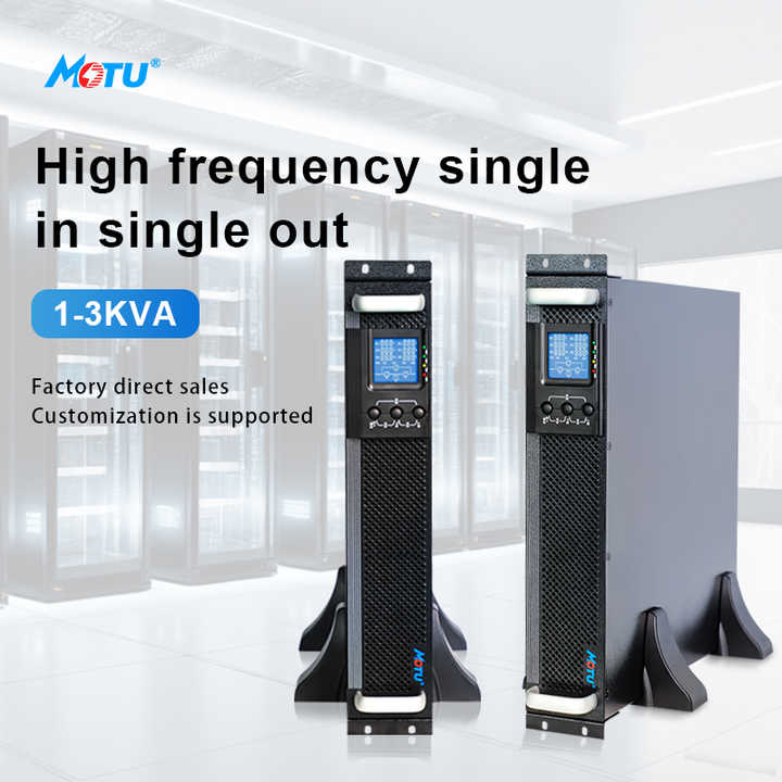 Single-phase ups 3U rackmount 3000VA backup uninterruptible power supply 3kva 220v online ups ...