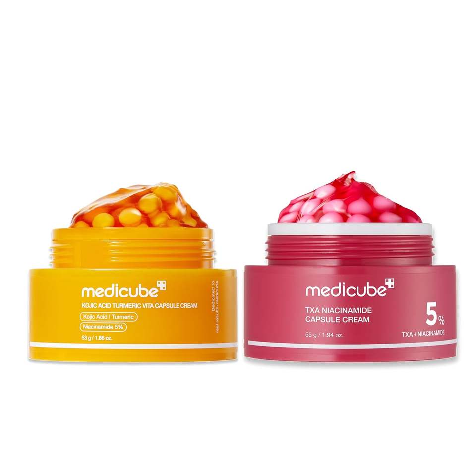 medicube Capsule Cream for Stressed Skin Duo Kojic Acid Turmeric and ...