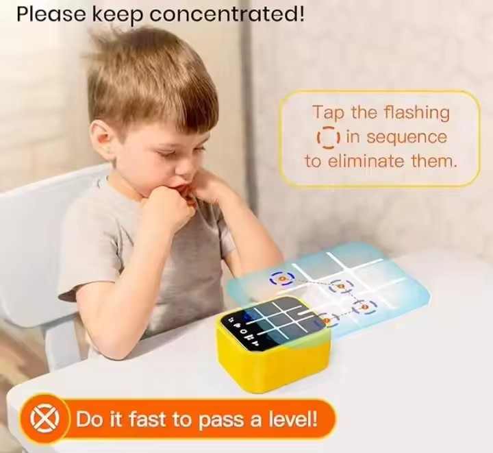 Electronic Tic-Tac-Toe Board Game 4-in-1 Family Fun Strategy