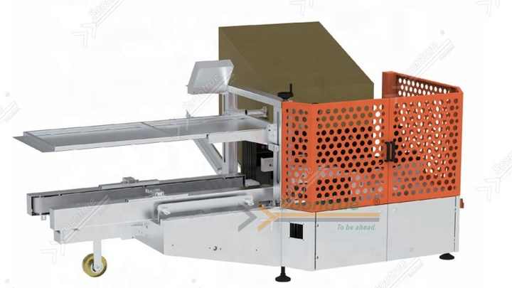 soontrue Packing Machinery Fully Automatic Horizontal case Erector Packing Machine with Robot ...