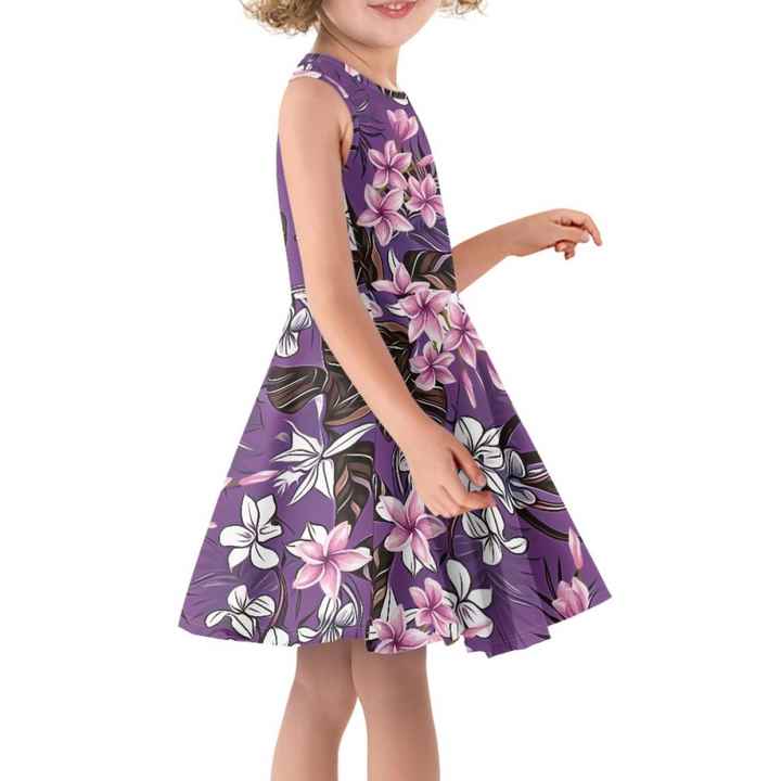 Shop Polynesian Samoan Puletasi Kids Dresses for Girls