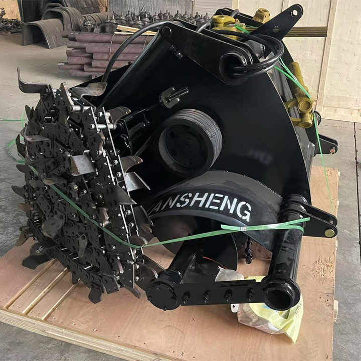 3 Point Hitch Tractor Mounted Trencher Driven Pipeline Chain Ditcher ...