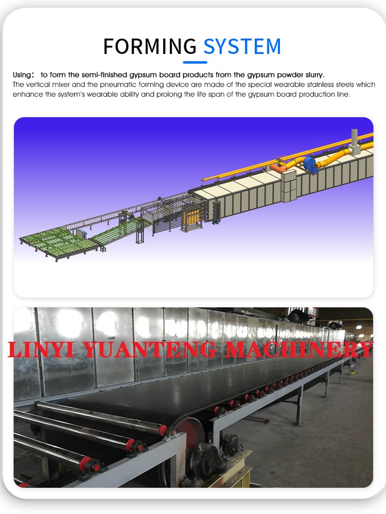 Gypsum board production line Products from Linyi Yuanteng International ...