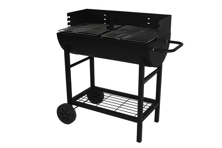 Large Backyard Party - Half Barrel Charcoal BBQ Grills